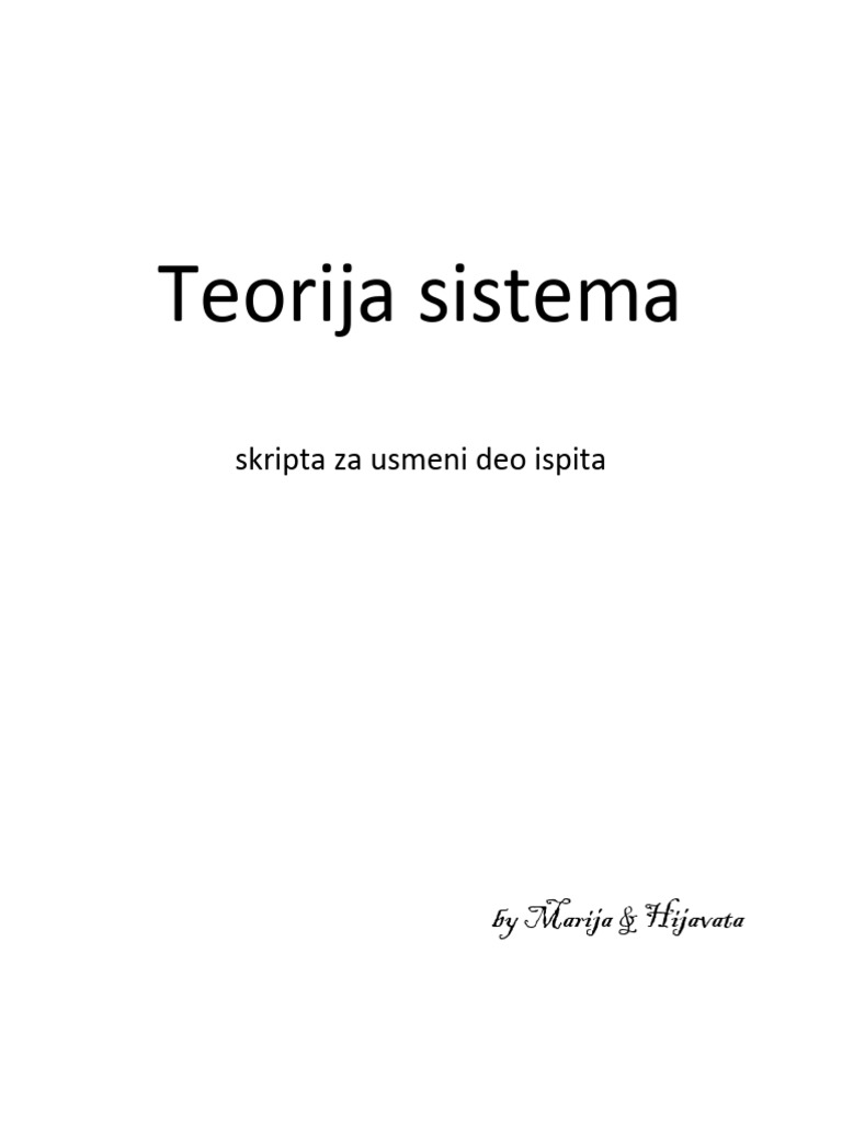 TS Skripta | PDF