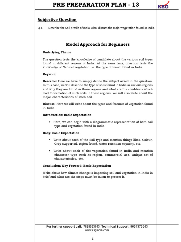 PPP - 13 Mains Model Answer | PDF