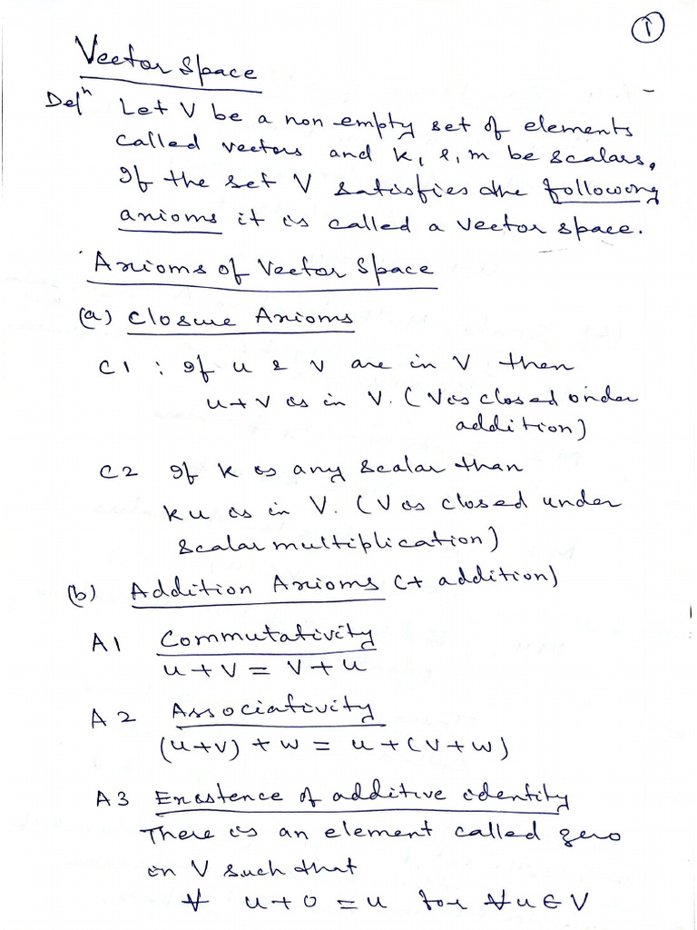 Maths 3 Vector Spaces | PDF
