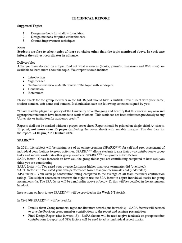 Technical Report | PDF | Learning | Cognition