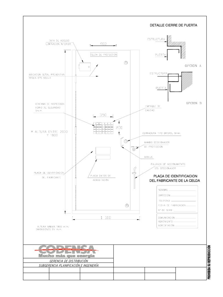 Proteccion CODENSA | PDF