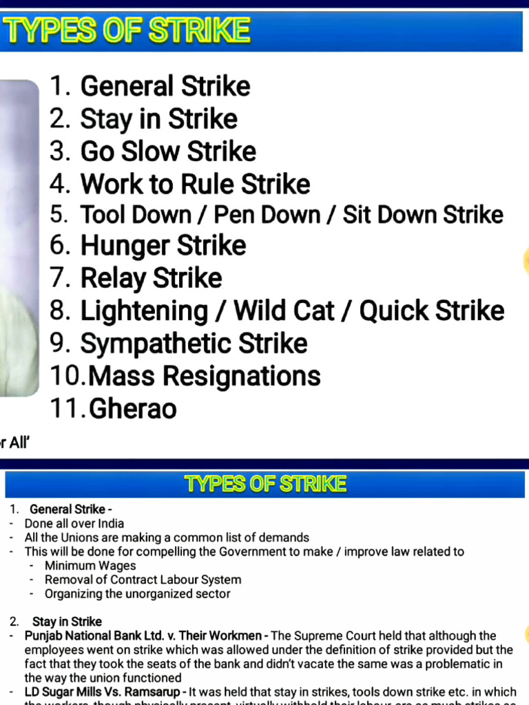 Types of Strike | PDF