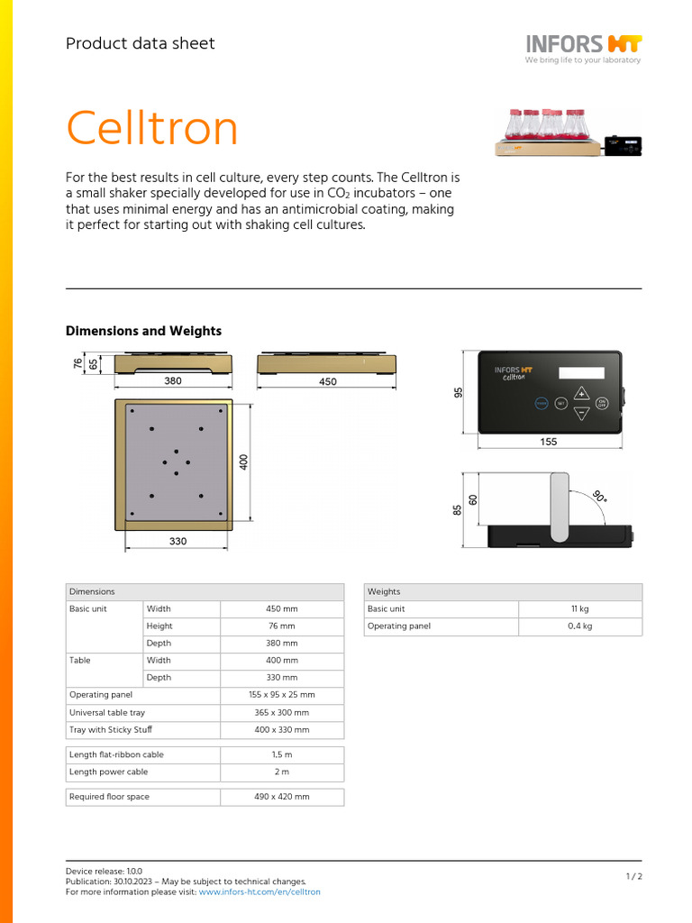 Product Data Sheet Celltron 1 en GB | PDF | Materials | Building ...
