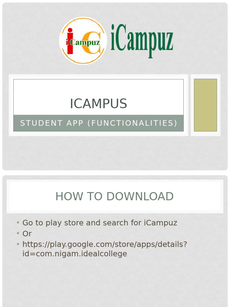 Icampus | PDF