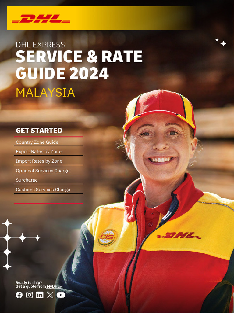 DHL Express Rate Guide 2024 Malaysia | PDF | Customs | Taxes