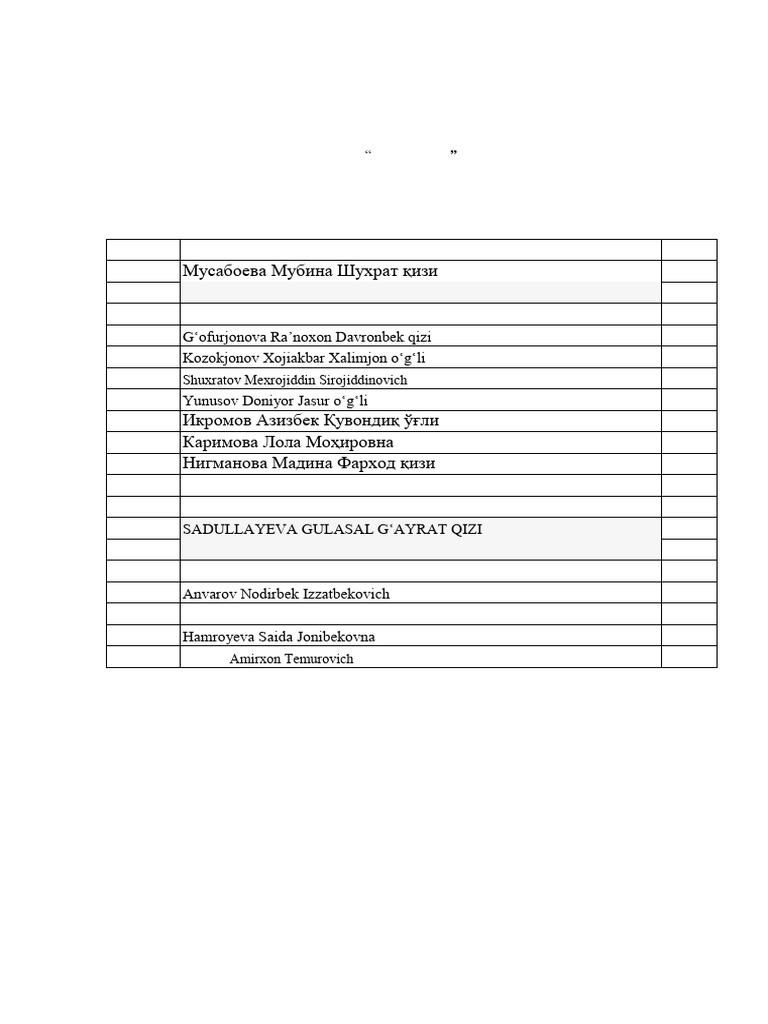 7-Sinf Level Test Results | PDF