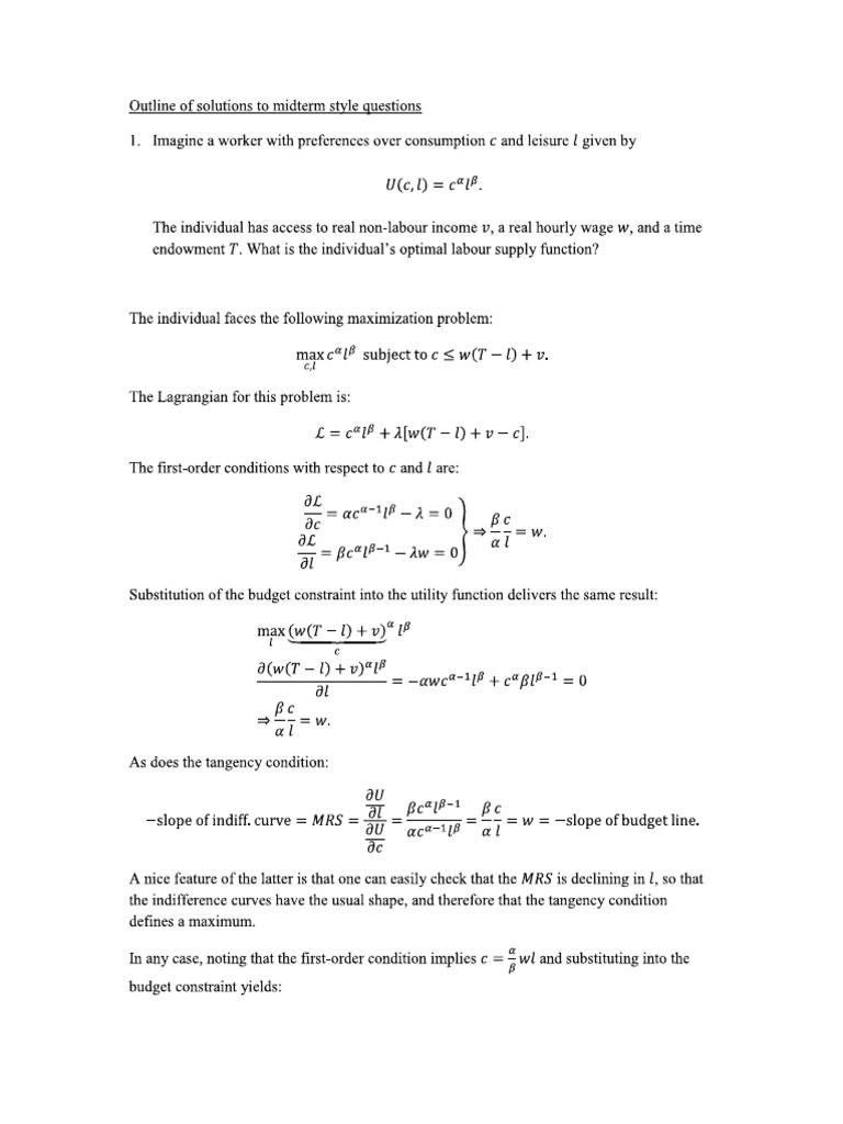 Tutorial 1 Answers | PDF