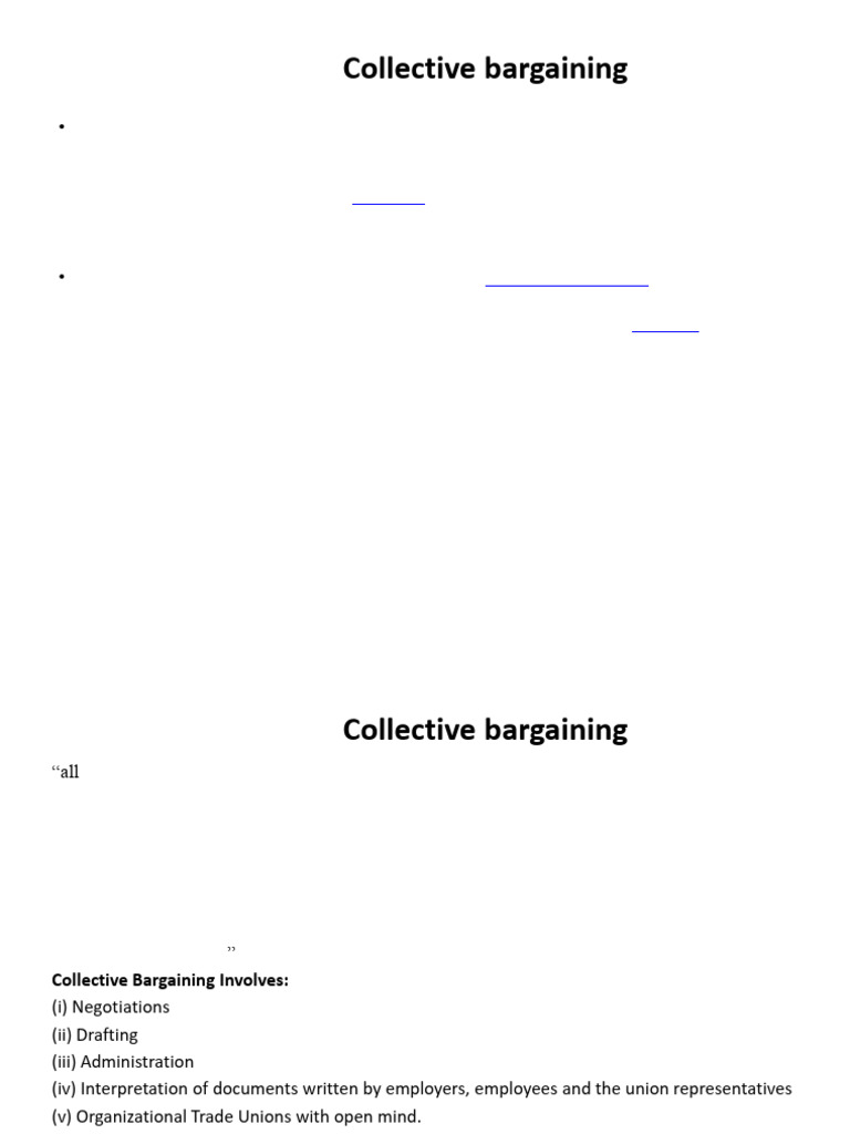 Unit 2 1 | PDF | Collective Bargaining | Employment