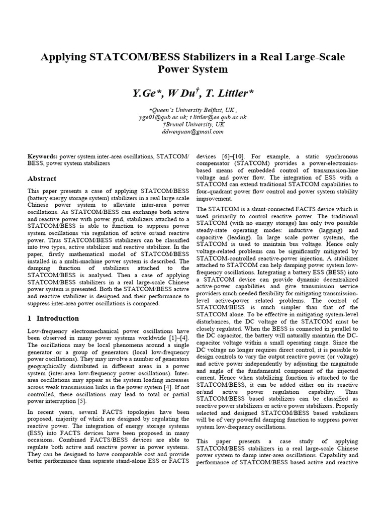 27 Bess | PDF | Electric Power Transmission | Electricity