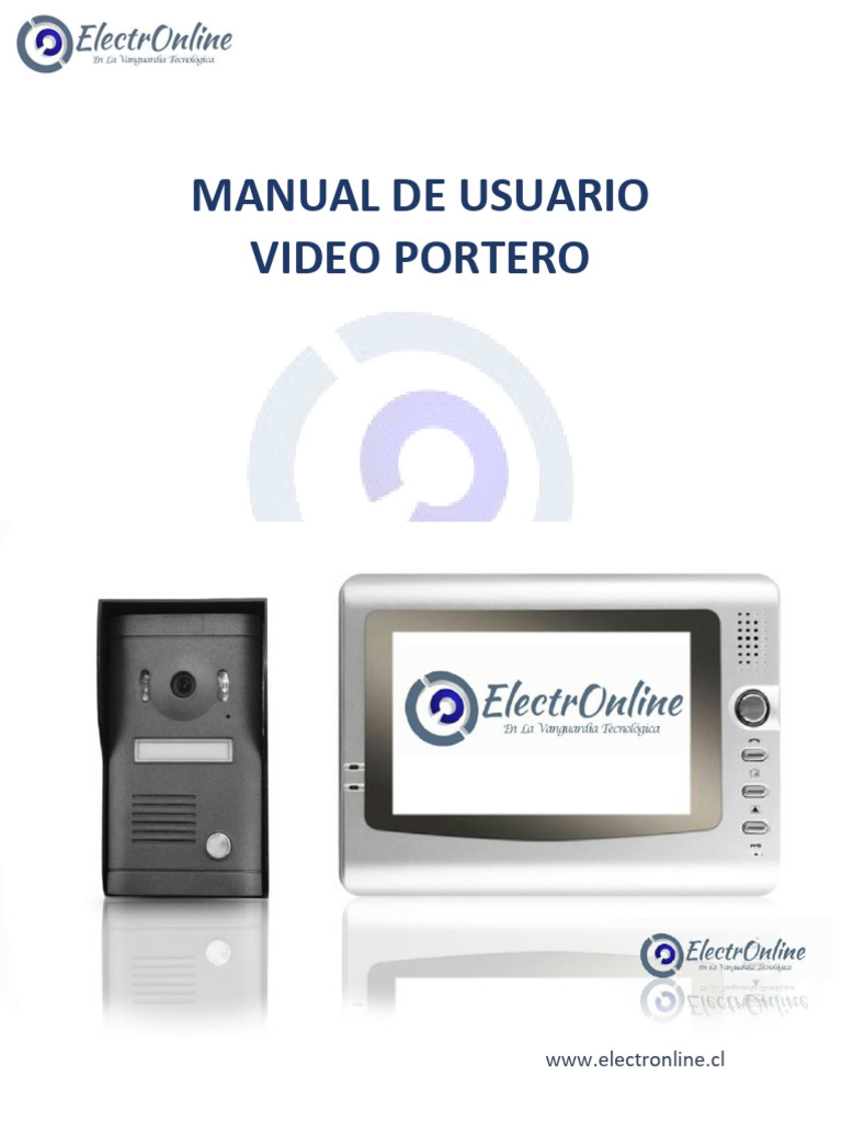 Manual Video Portero. | PDF | Teléfono | Solvente