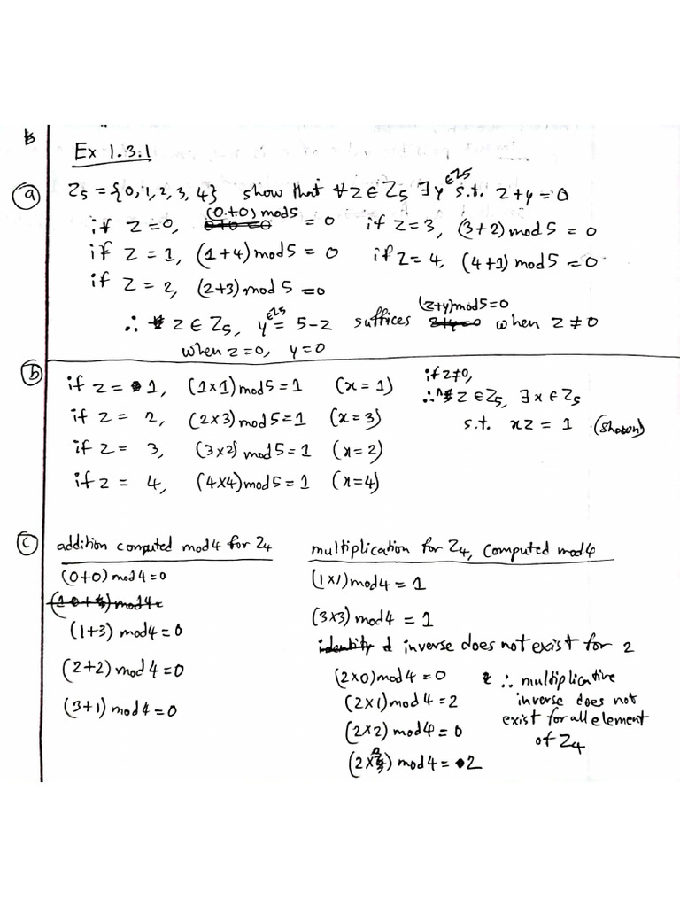 Multiplicative Inverse | PDF