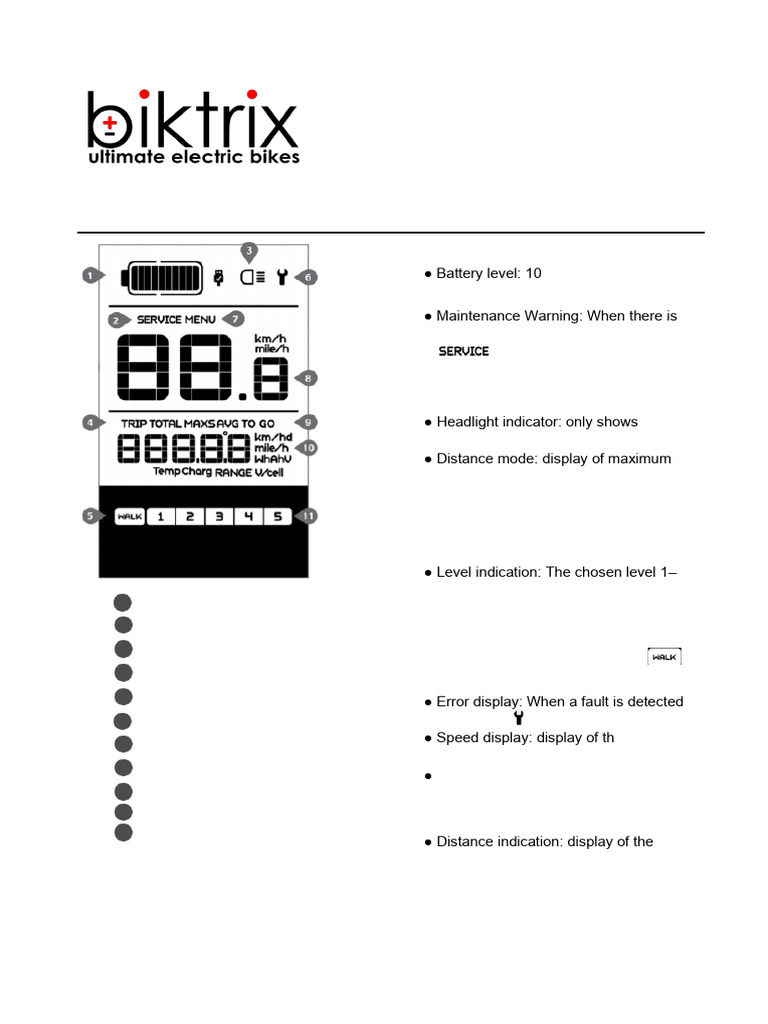 dpc10 Display Manual Biktrix Version | PDF | Backlight | Electricity