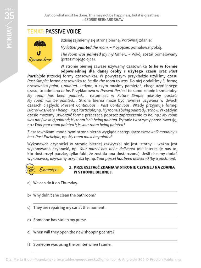 239 Passive Voice Slownictwo Food CZ 1 | PDF
