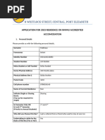 2 Step Application Process Residence Accommodation at NWU | PDF