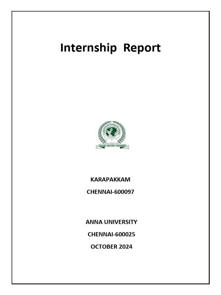 Ajith Ai and Data Analytics Internship Report | PDF | Machine Learning ...