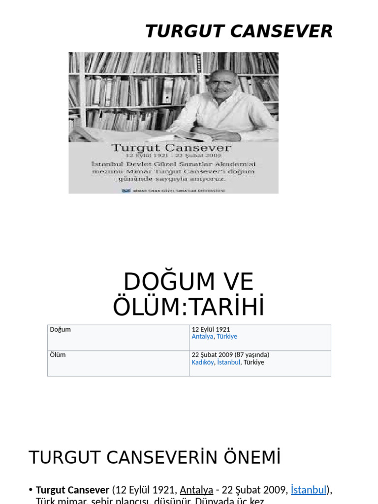 Turgut Cansever | PDF