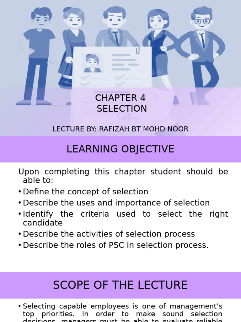 Selection Process Guide | PDF | Résumé | Job Interview