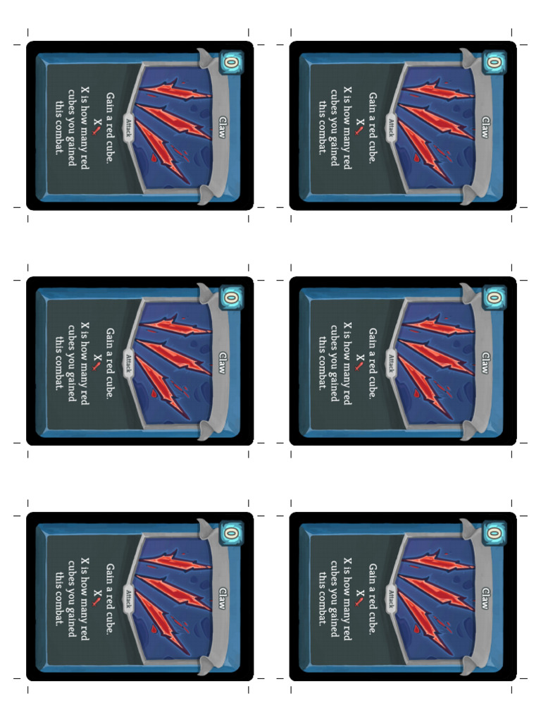 Claw Print (Black Background) | PDF