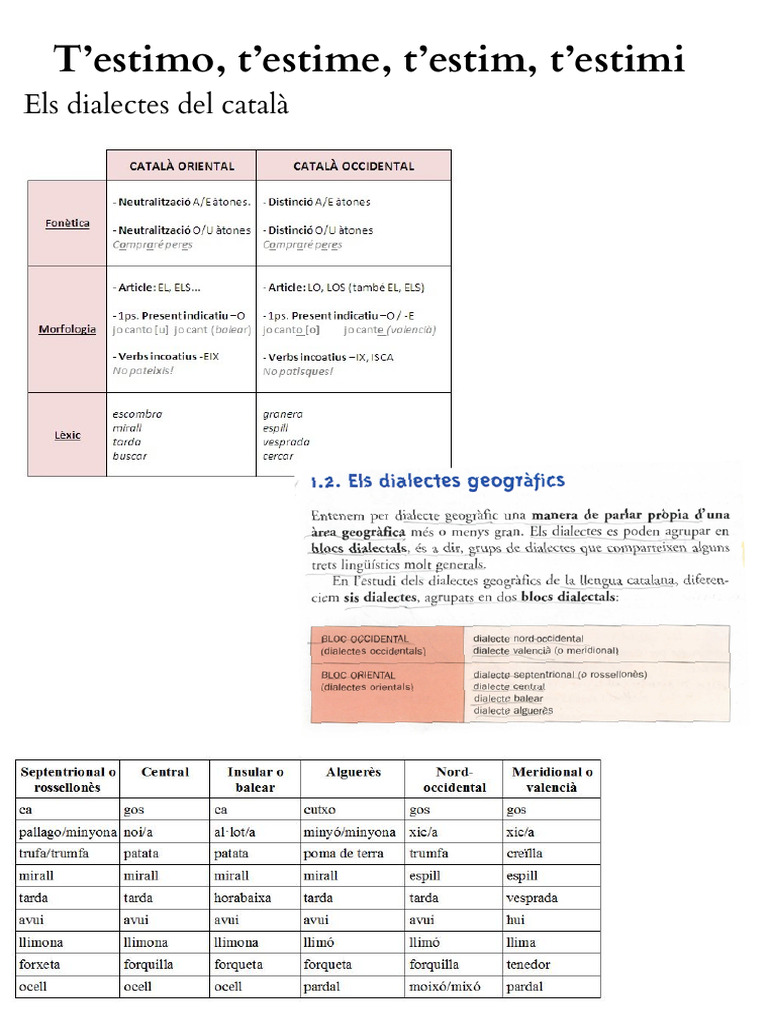 Dialectes Catalans Còpia | PDF