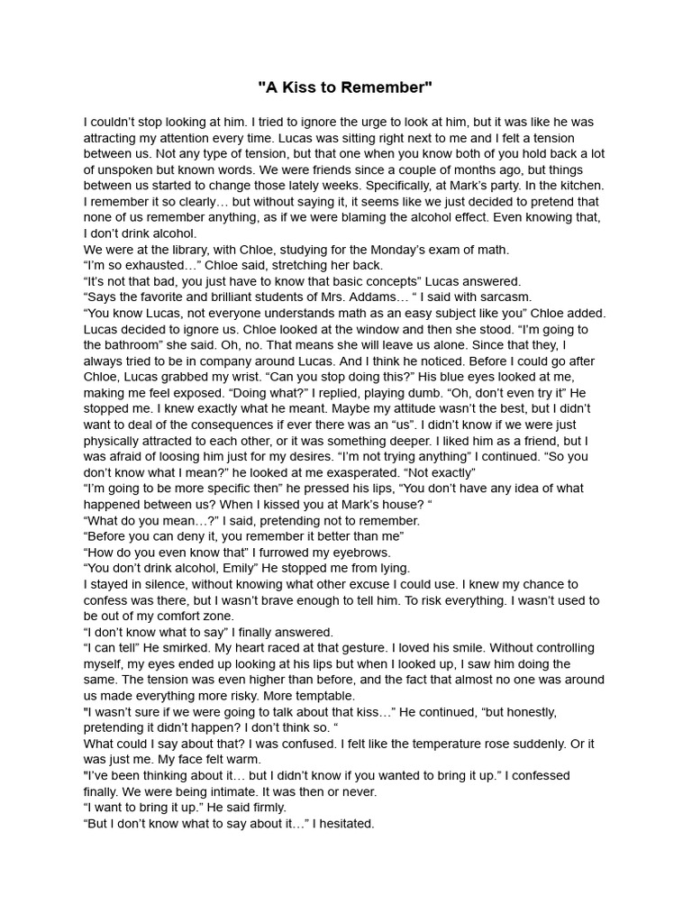 A Kiss To Remember | PDF