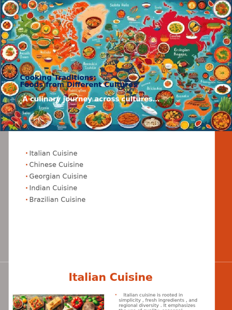 Global Culinary Traditions Explored | PDF | Chinese Cuisine | Indian ...