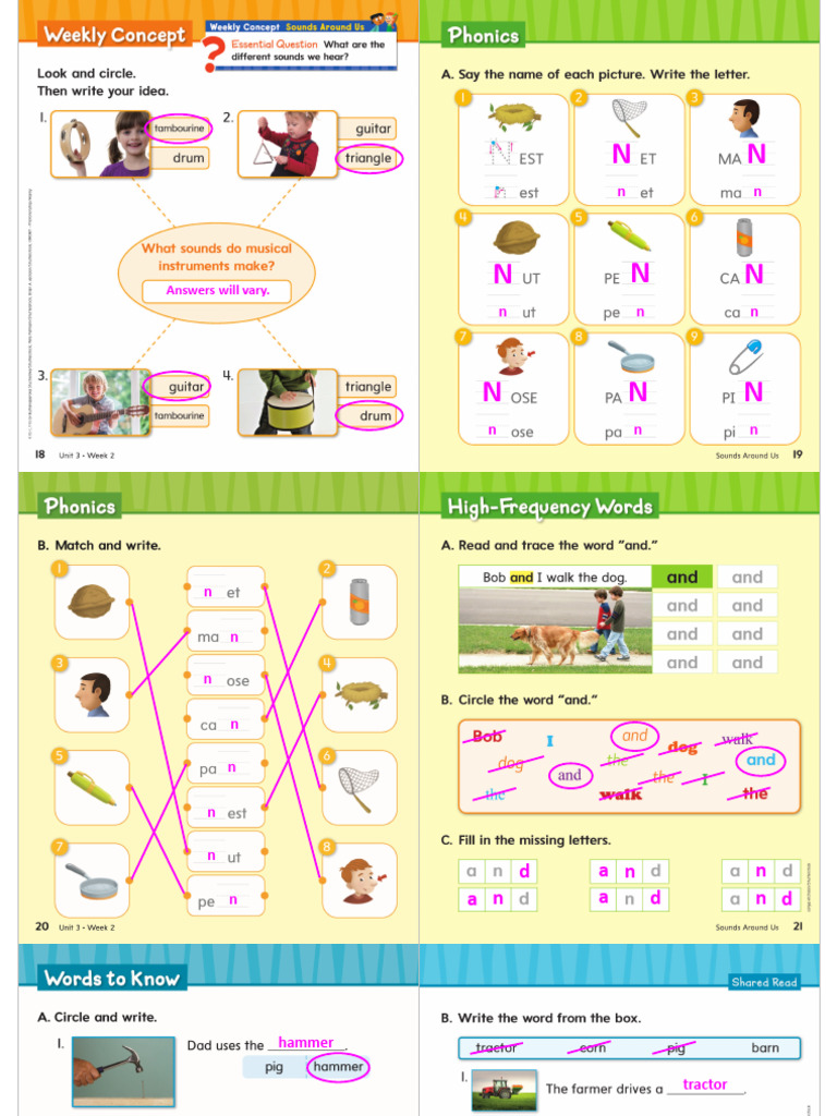 Unit 3 Week 2 Practice Book Answer Key | PDF
