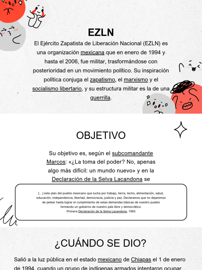 EZLN | PDF | Ejército Zapatista de Liberación Nacional | México