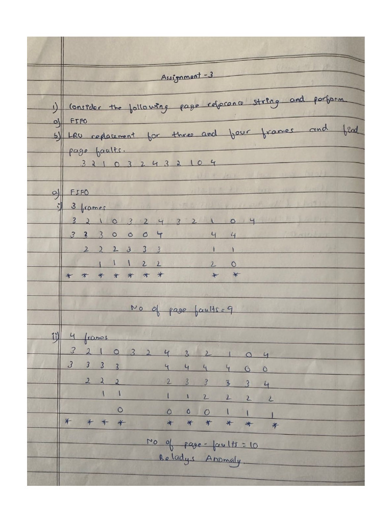 OS Assignment 3 | PDF