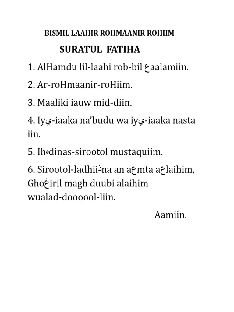 Suras 1 | PDF