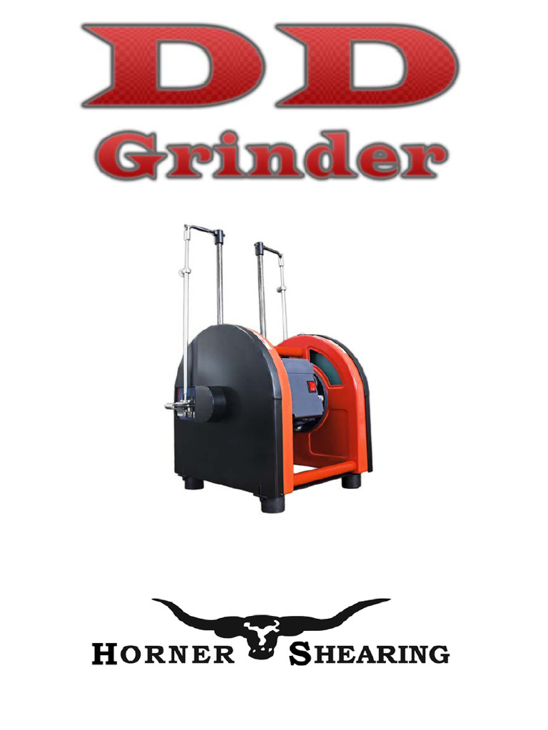 Horner DD Grinder Instruction Booklet | PDF | Nut (Hardware ...