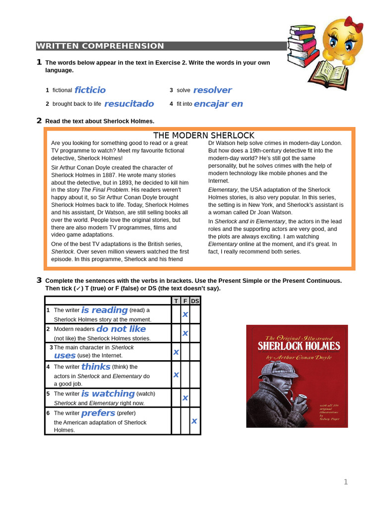 Written Comprehension - The Modern Sherlock | PDF | Sherlock Holmes ...