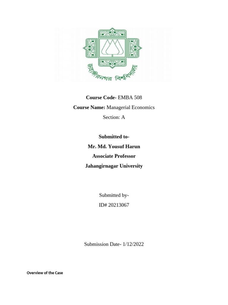 Assignment 1 Pdf Elasticity Economics Demand