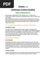 Chapter 1 Challenges of Nation Building Class 12 Political Science ...