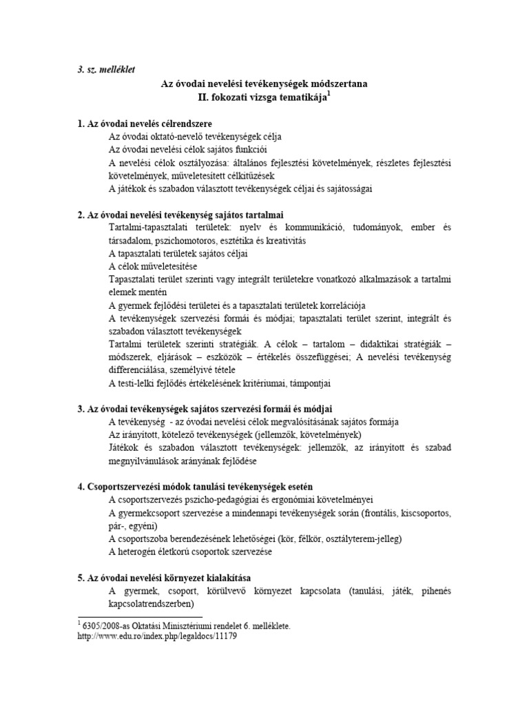 Tematica Gradul II Metodica Activitatilor Gradinita | PDF