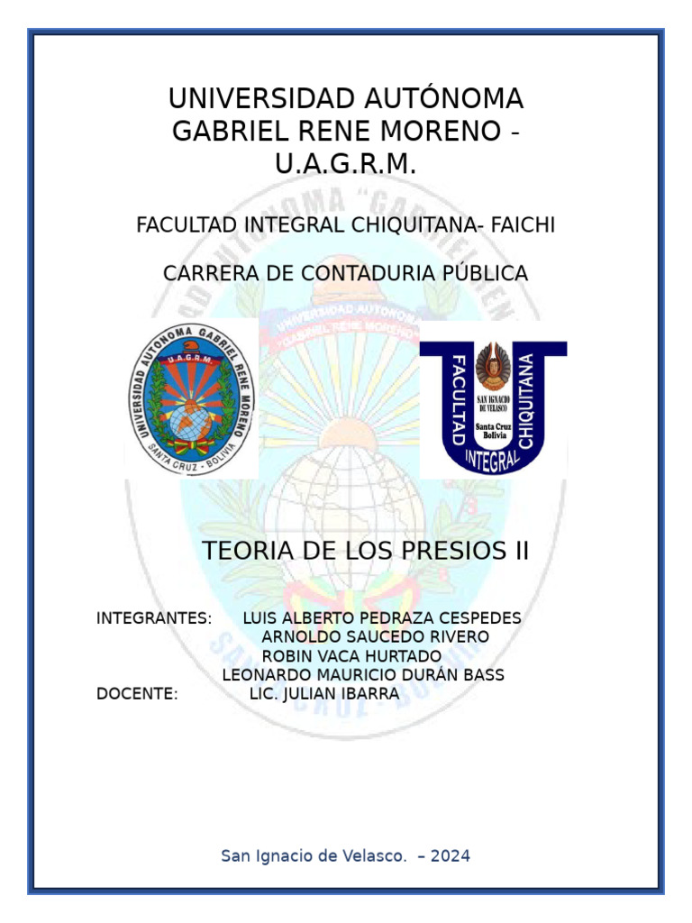 Teoría de Precios II - FAICHI 2024 | PDF