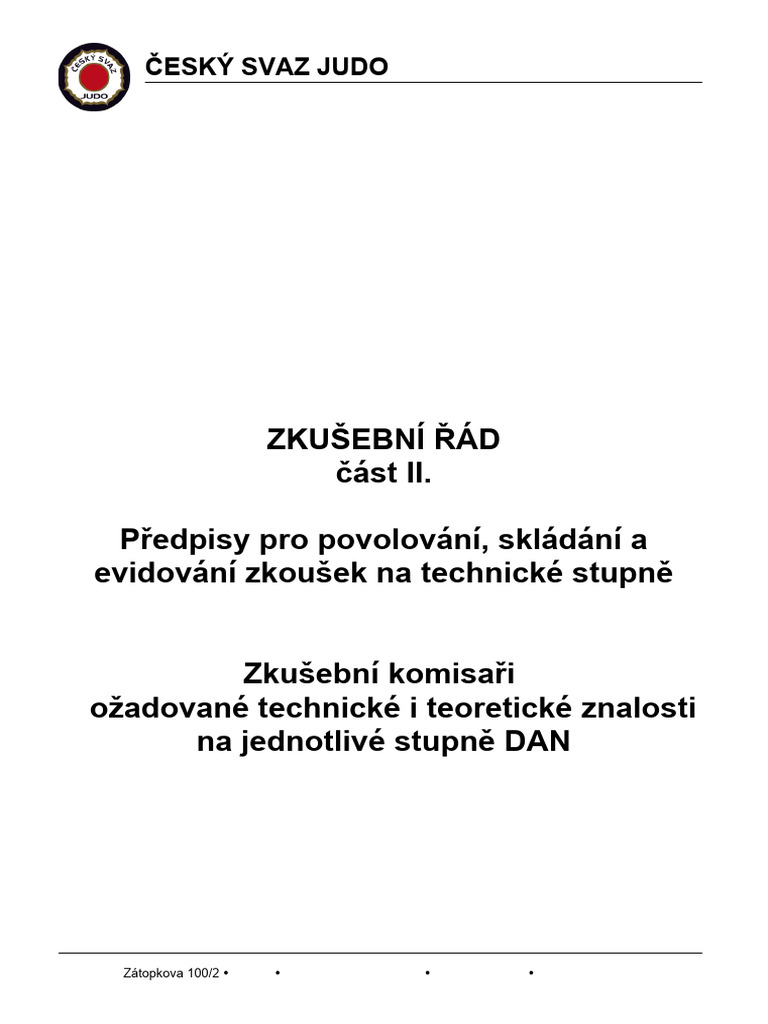 Zkusebni Rad Cast 2 PDF