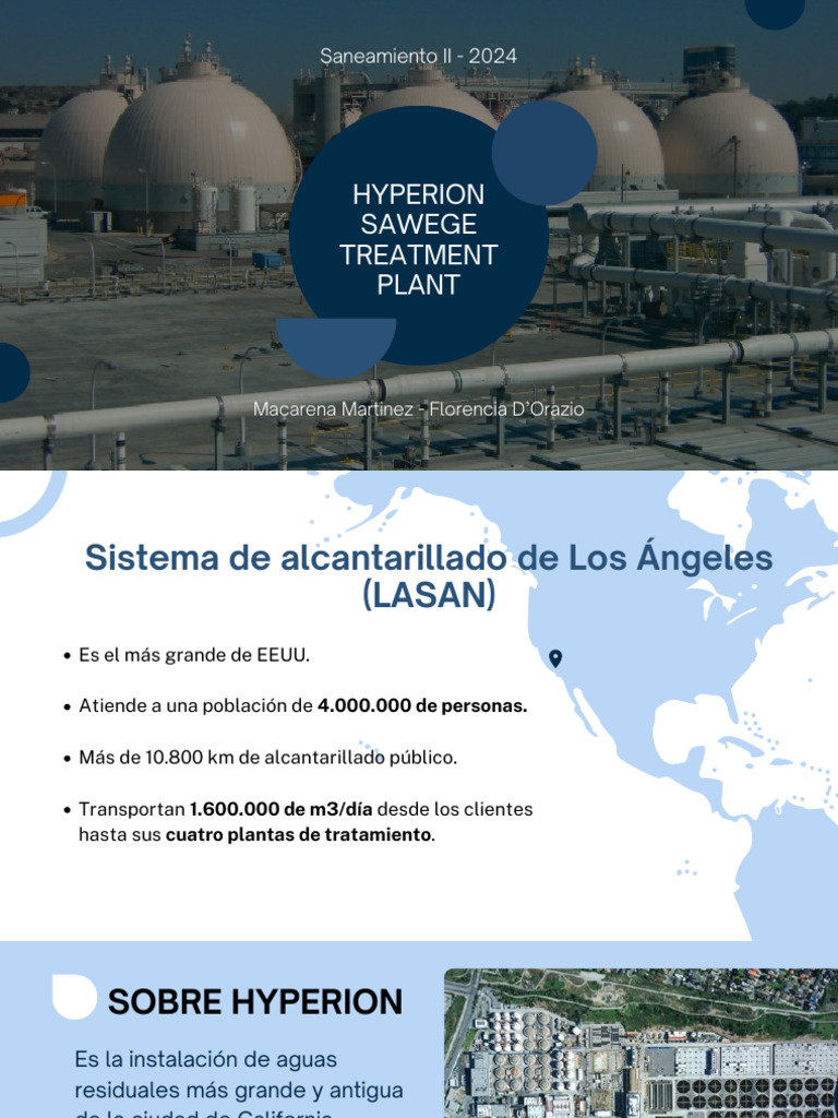 Planta de Tratamiento Hyperion 2024 | PDF | Tratamiento de aguas ...