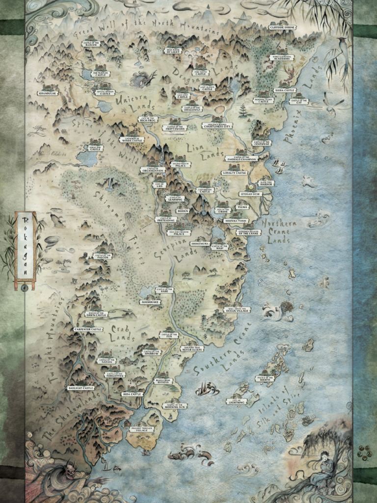 Poster Map of Rokugan | PDF