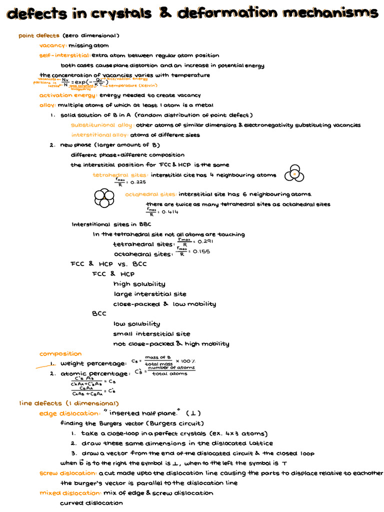 Structure and Properties of Materials Lecture 3 | PDF | Dislocation ...
