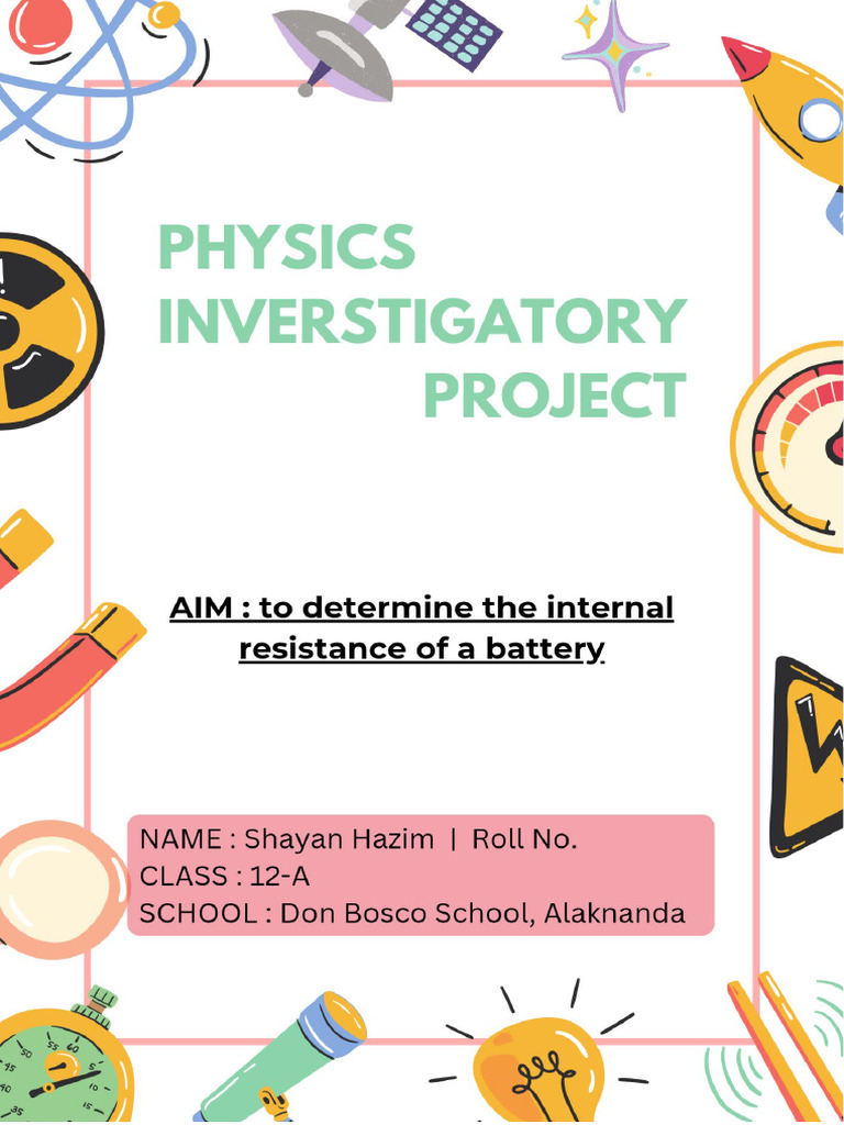 Physics Project 1 | PDF | Electrical Resistance And Conductance | Calibration
