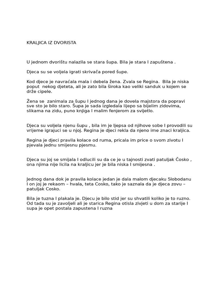 Kraljica Iz Dvorista | PDF