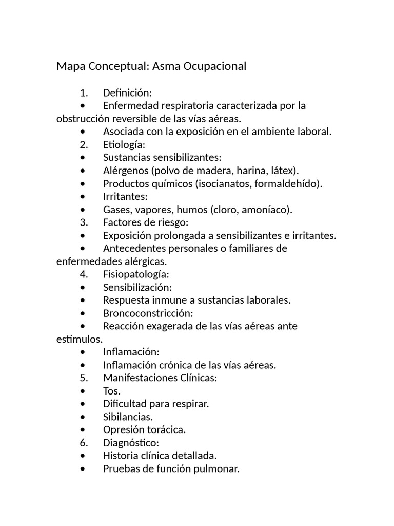 Asma Ocupacional | PDF