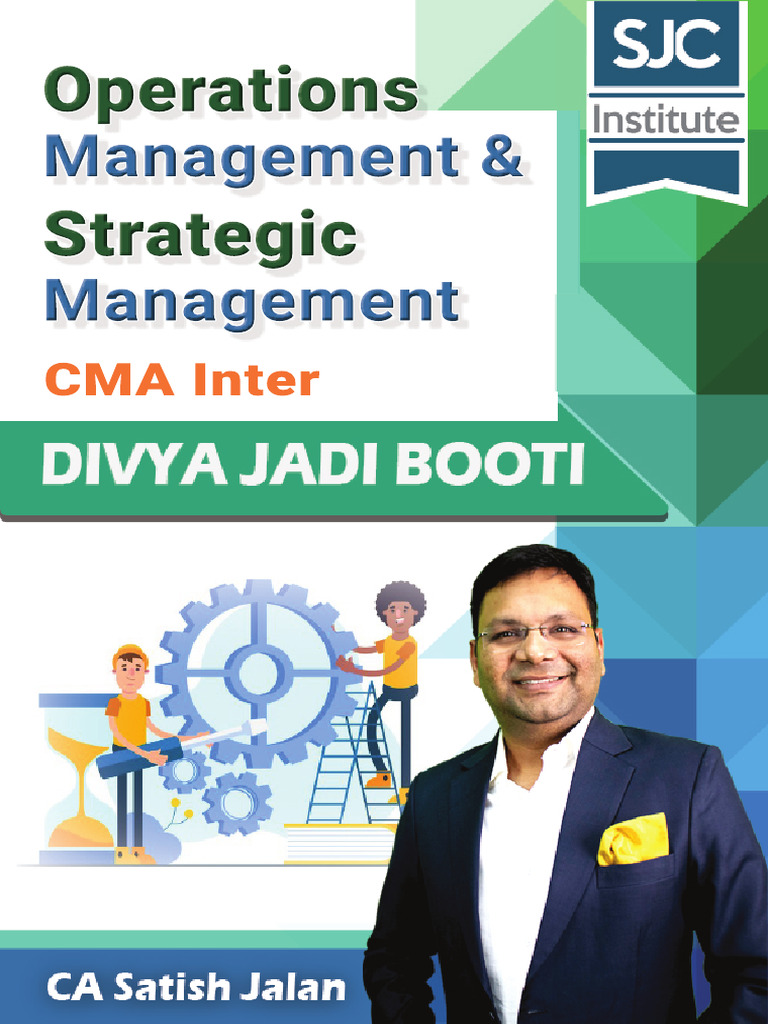 CMA Inter OMSM DJB Updated For Dec 24 & June 25-2 | PDF | Operations ...