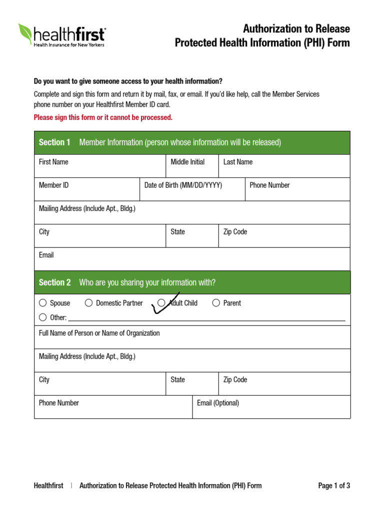 1731 23 Form Phi Release Dotorg en v2wr 508 | PDF | Public Health ...