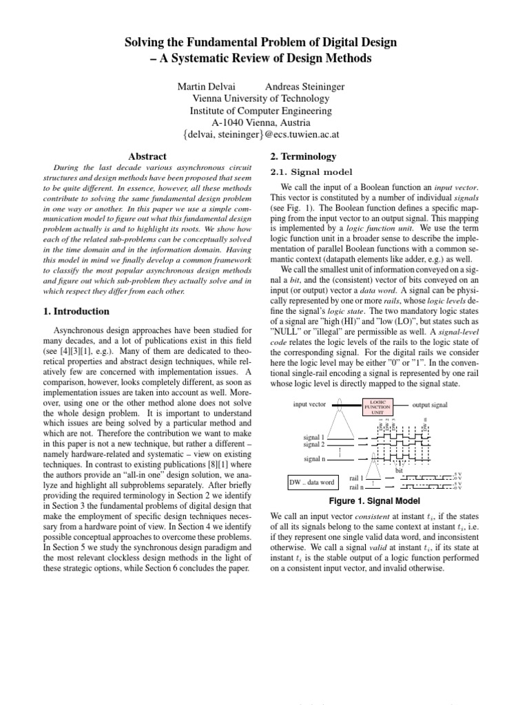 Timing Model | PDF | Conceptual Model | Boolean Algebra