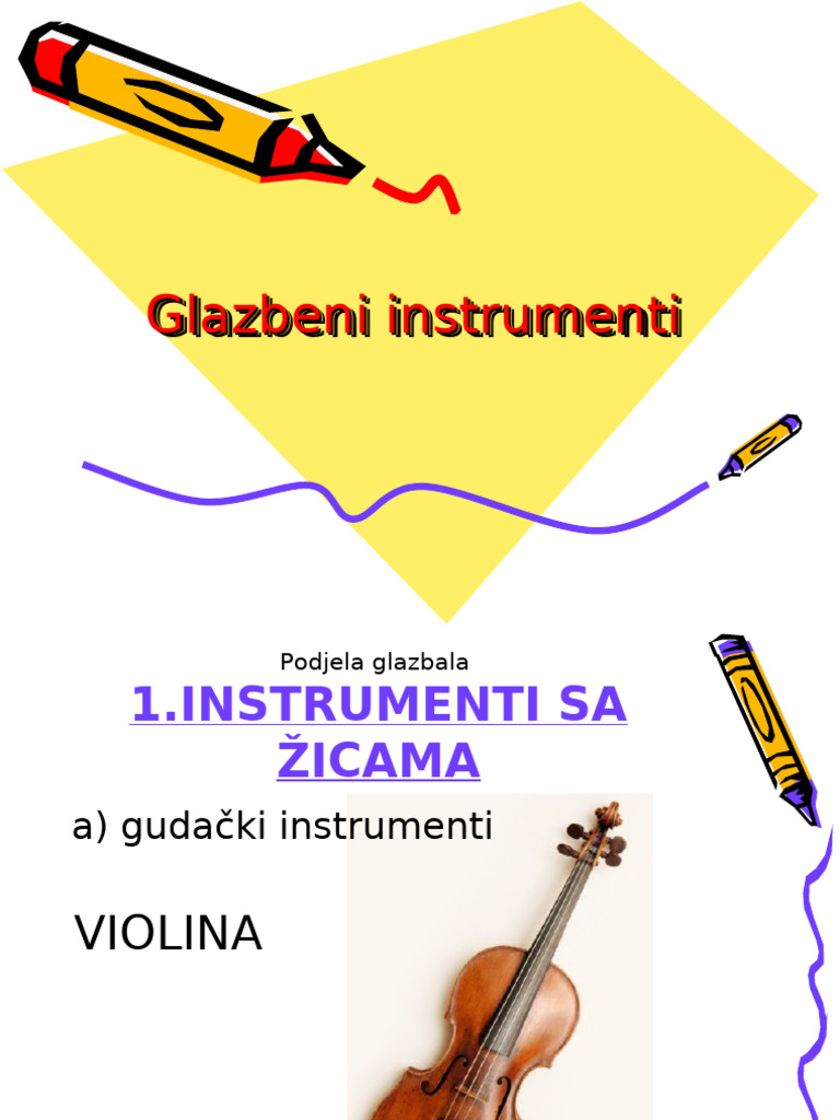 Glazbeni Instrumenti Glazbeni Instrumenti | PDF