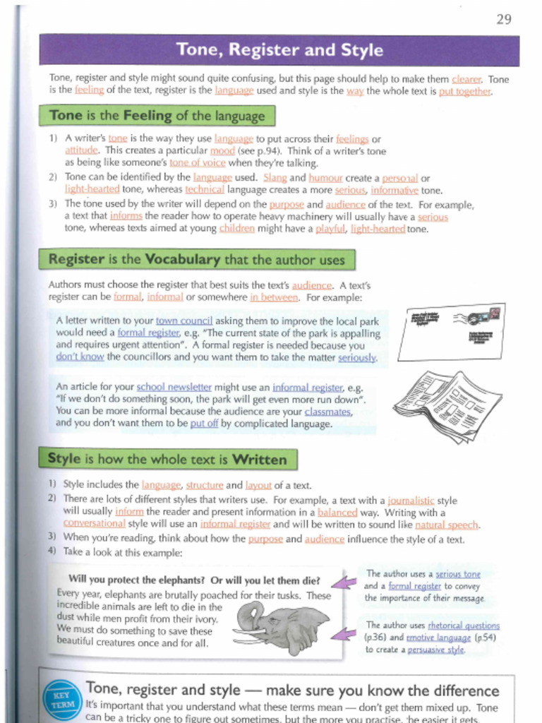 Tone and Register | PDF