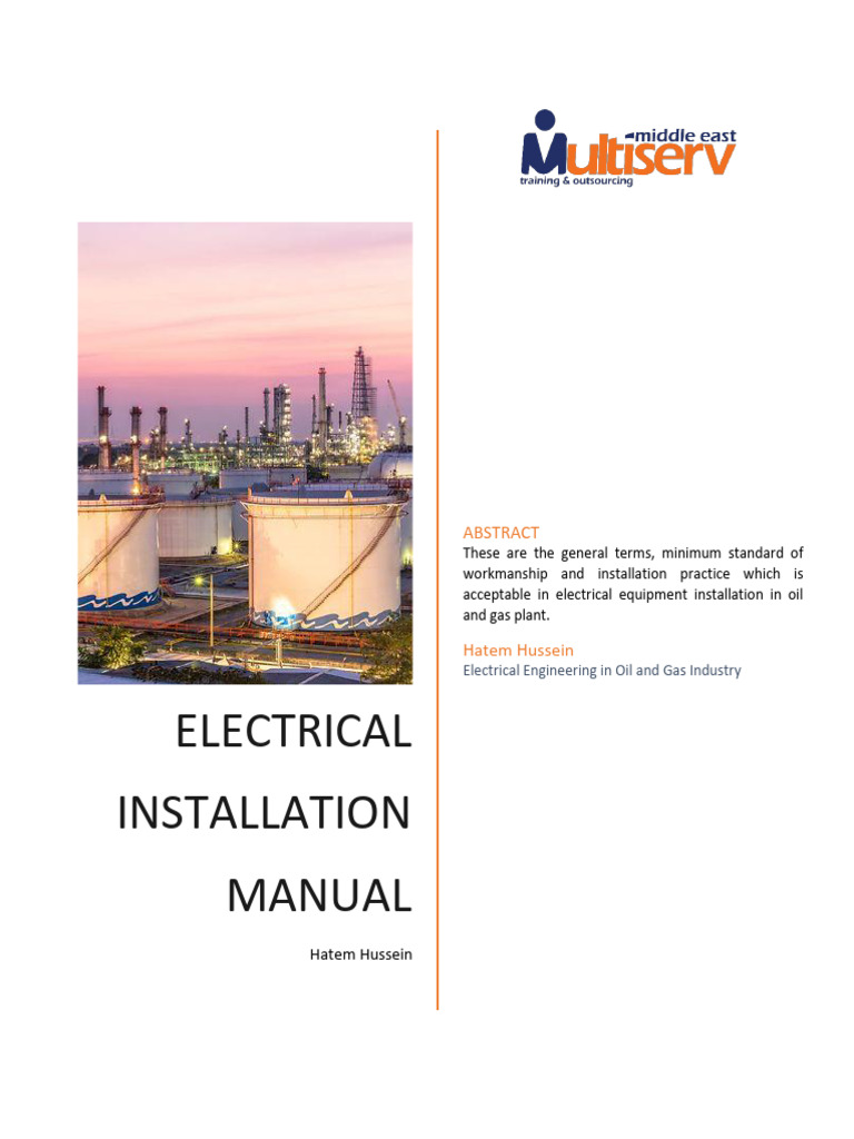 Electrical Installation Manual | PDF | Electrical Wiring | Battery Charger