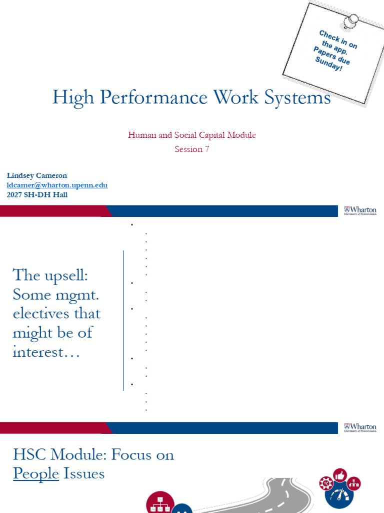 High Performance Work Systems | PDF | Goal | Entrepreneurship