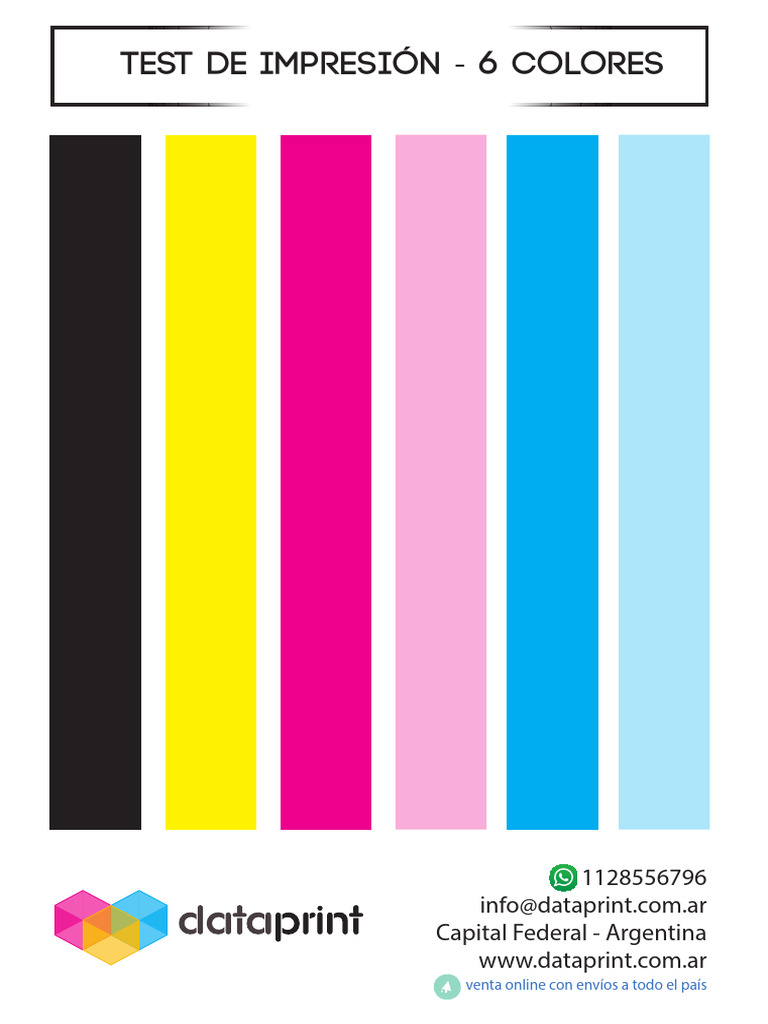 Test de Impresion 6colores | PDF